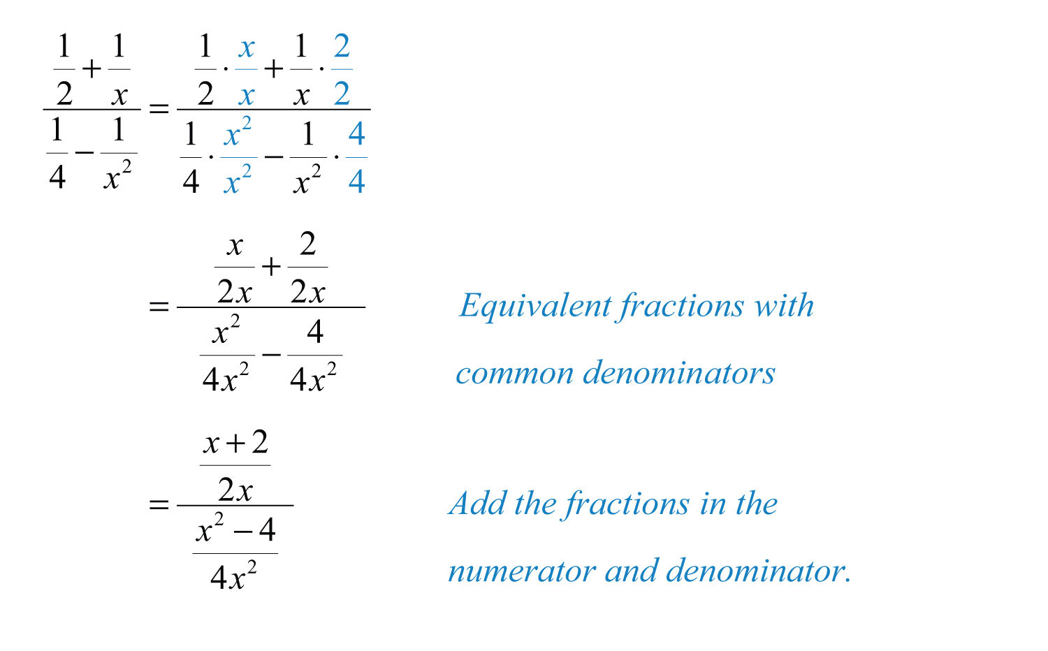 How To Subtract Fractions With Variables Adding And Subtracting 